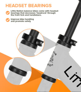 Balance Bike Aluminum – White – Little Nation | Kids Toys, School ...